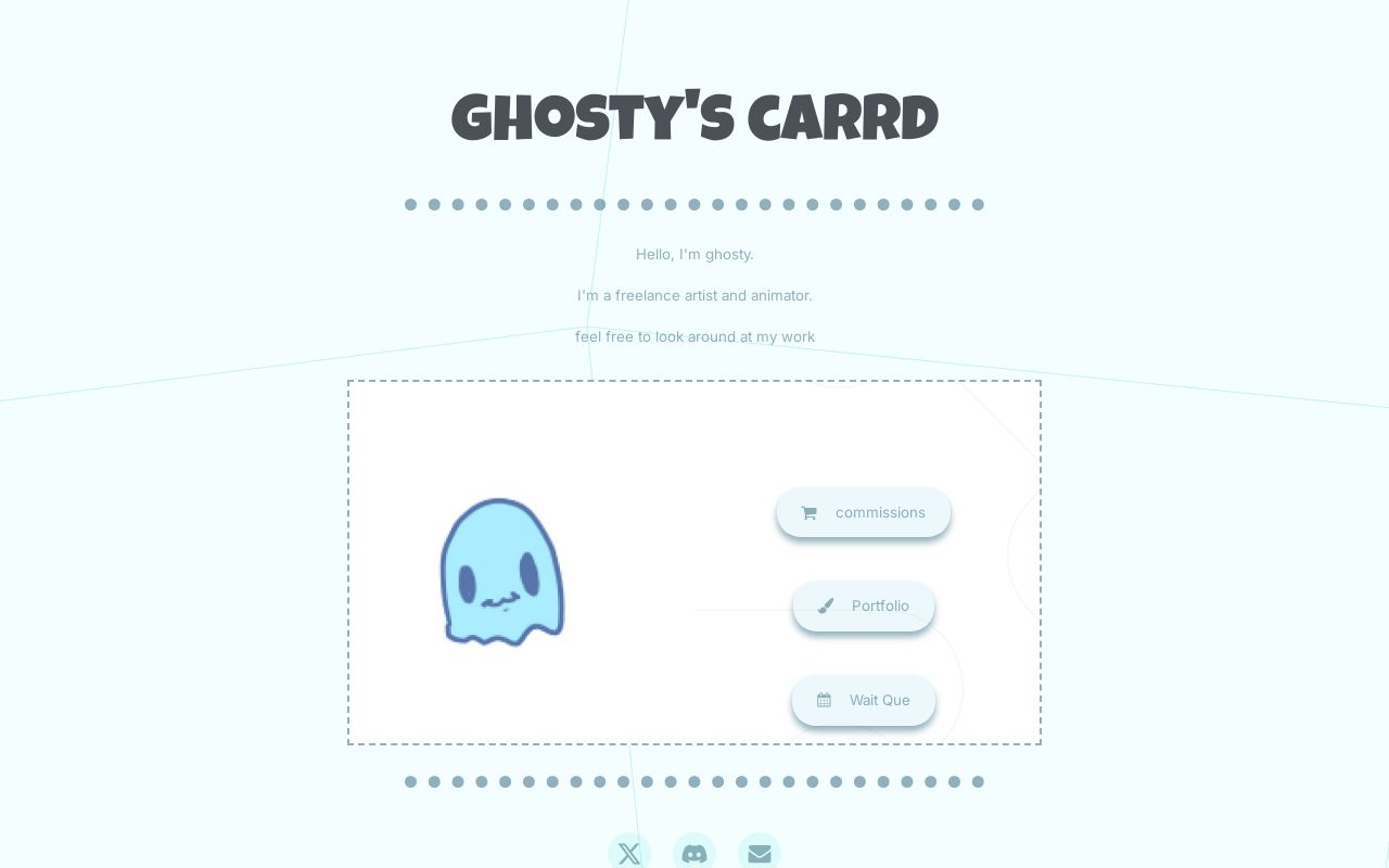 ghosty commissions and portfolio